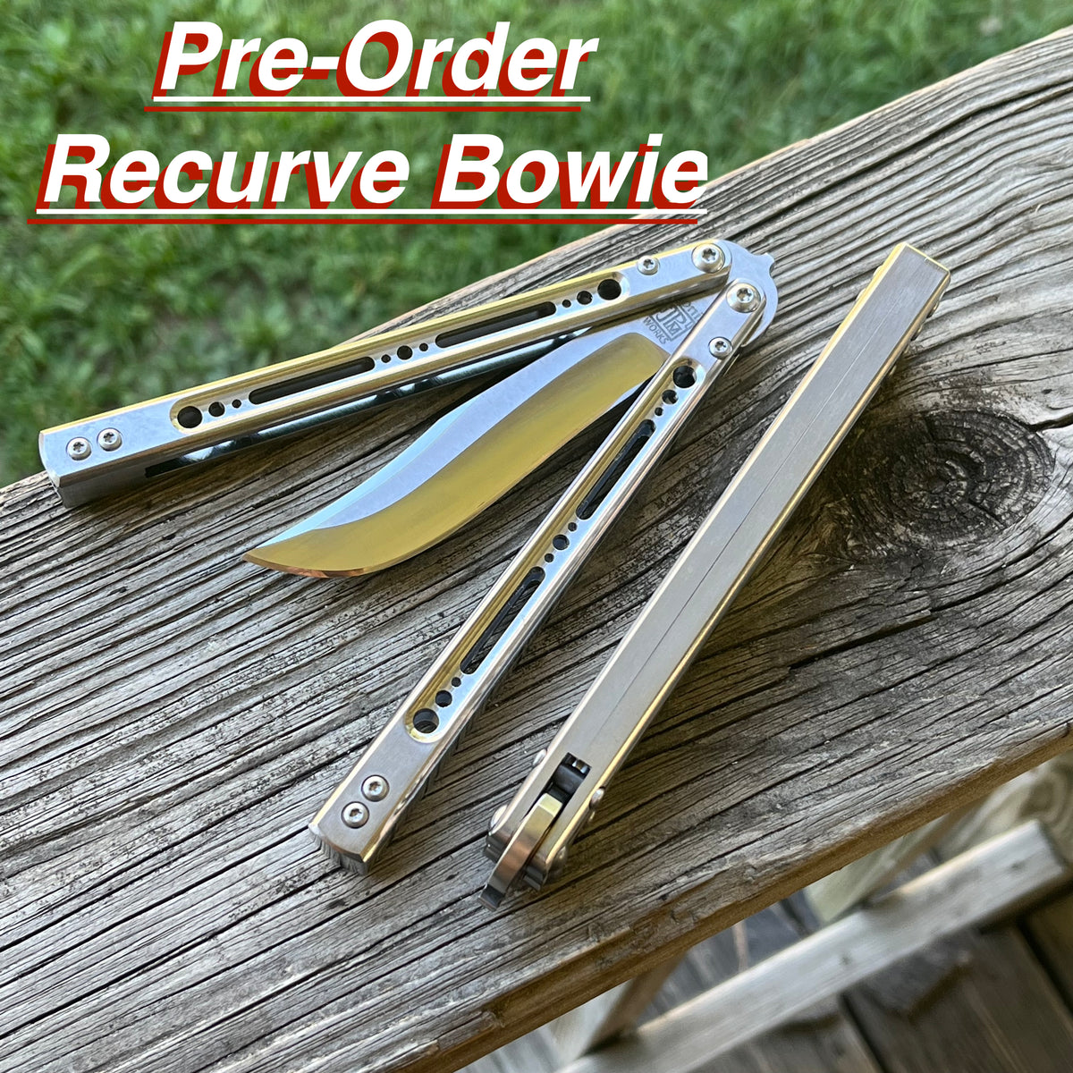 Pre-Order - Recurve Bowie Balisong – palethiusdesigns